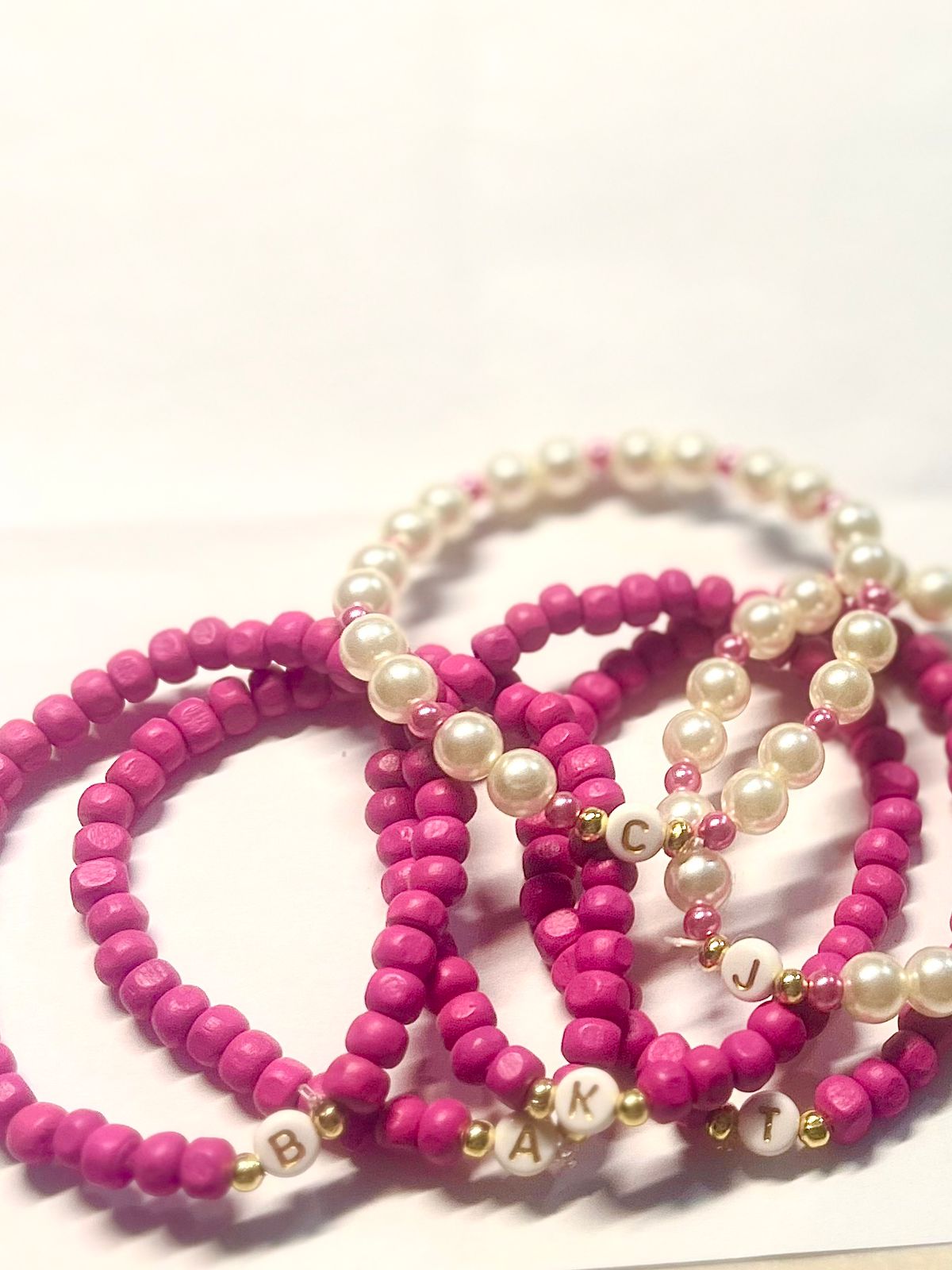 Breast Cancer Awareness Bracelets - Balden Creations